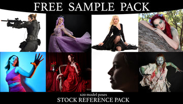 faestock collection of fantasy stock model portrait references – Faestock