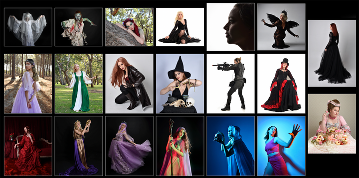 faestock collection of fantasy stock model portrait references – Faestock